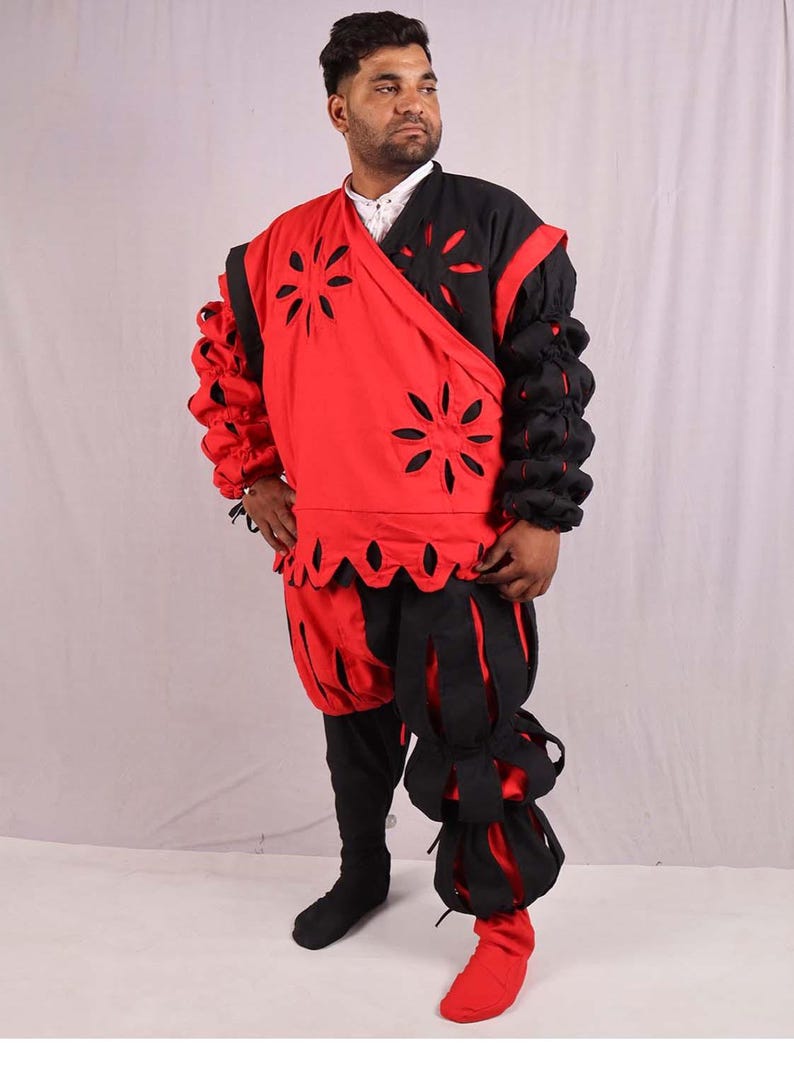 Landsknecht Costume, Men Renaissance Doublet Shirt & Hosen, Medieval ...