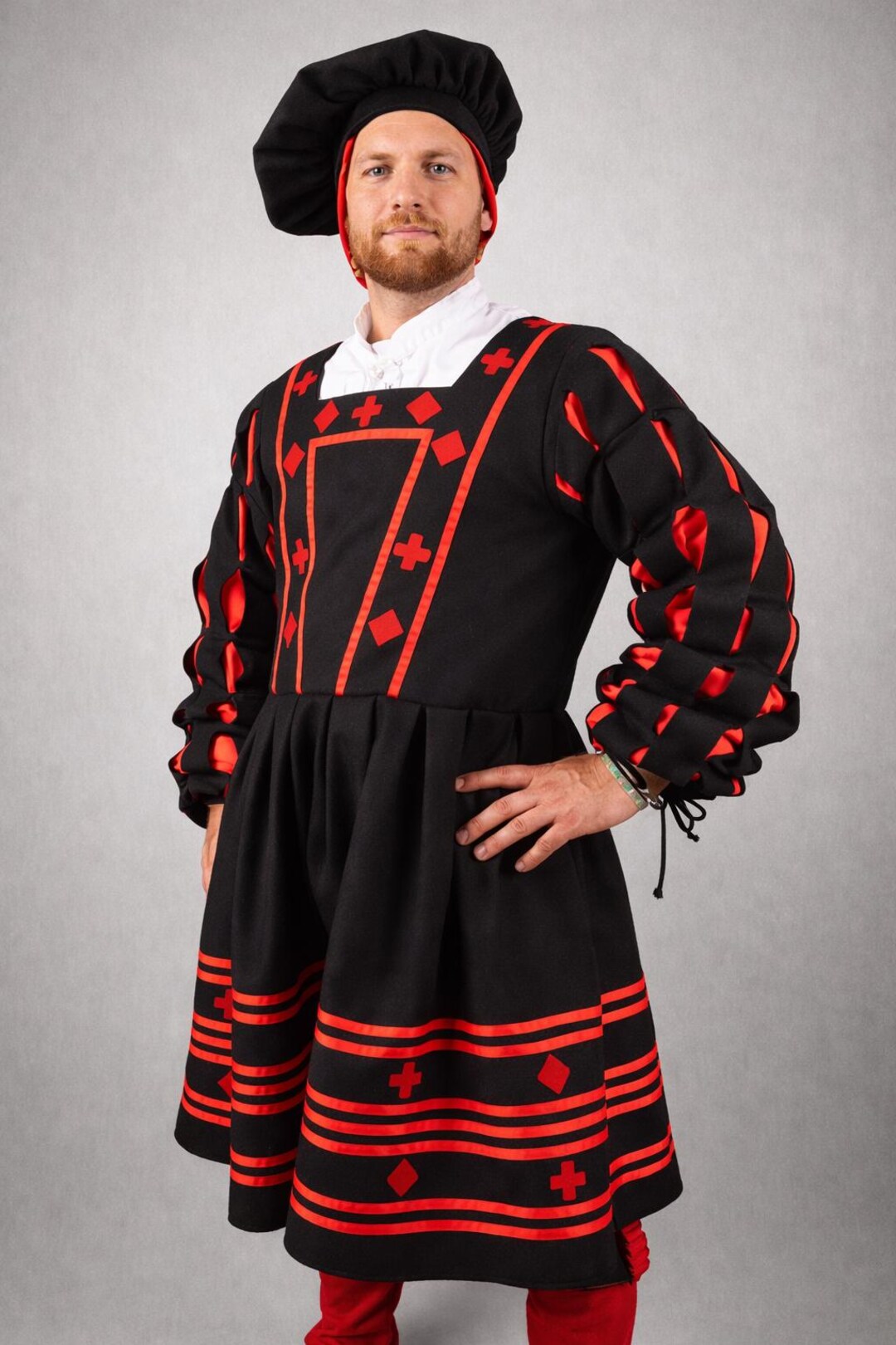 Waffenrock, Landsknecht Costume, Woolen Renaissance Outfit, Medievals ...