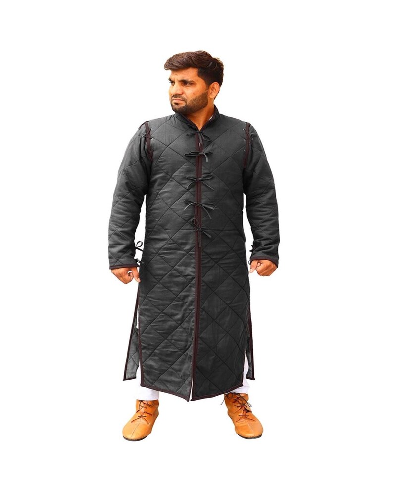Witcher Costume, Quilted Long Gambeson, Medieval Protection, Cosplay ...