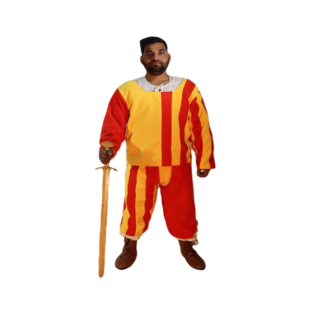 Landsknecht Renaissance Woolen SET Joerg Doublet Plane Gothic Pirate ...