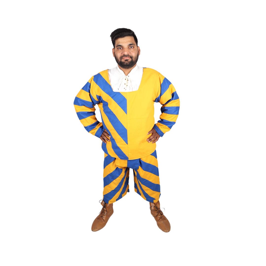 Landsknecht Renaissance Doublet SET Cotton Plane Gothic Pirate Cosplay ...