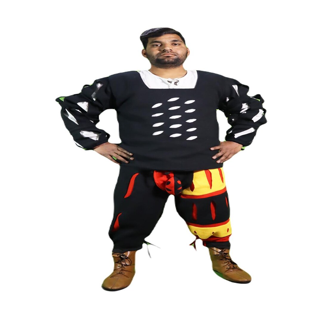 Medievals Landsknecht Joerg Doublet Woolen SET Renaissance Plane Gothic ...