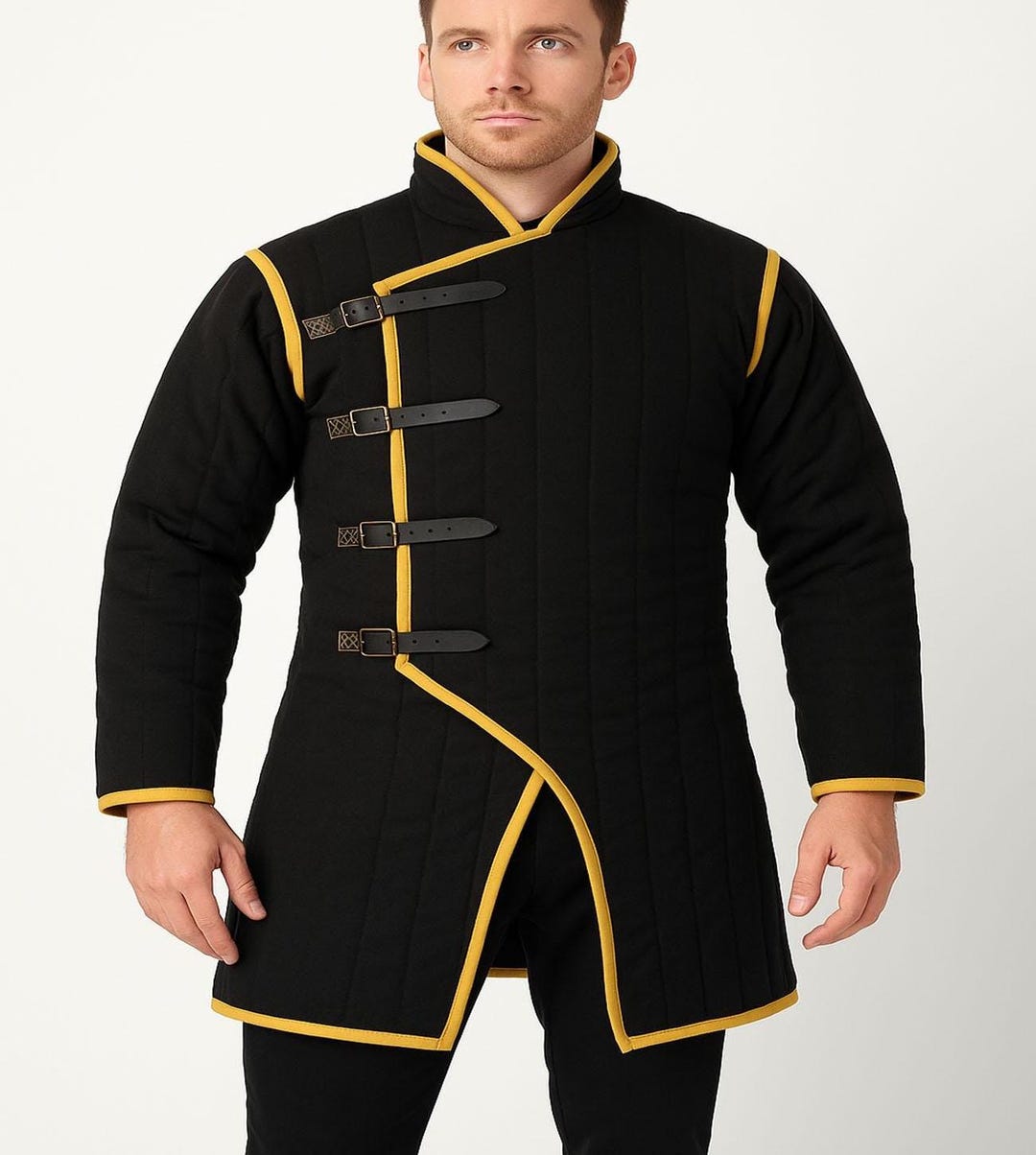Padded Gambeson, Quilted Jacket, Armor Collections, Renaissance Costume ...