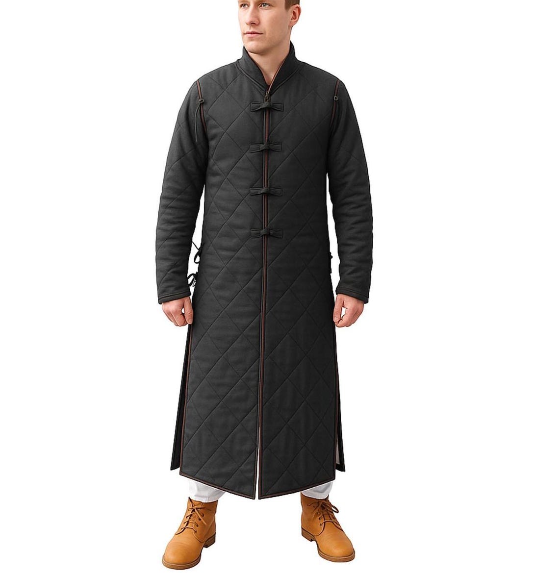 Witcher Costume, Quilted Long Gambeson, Medieval Protection, Cosplay ...