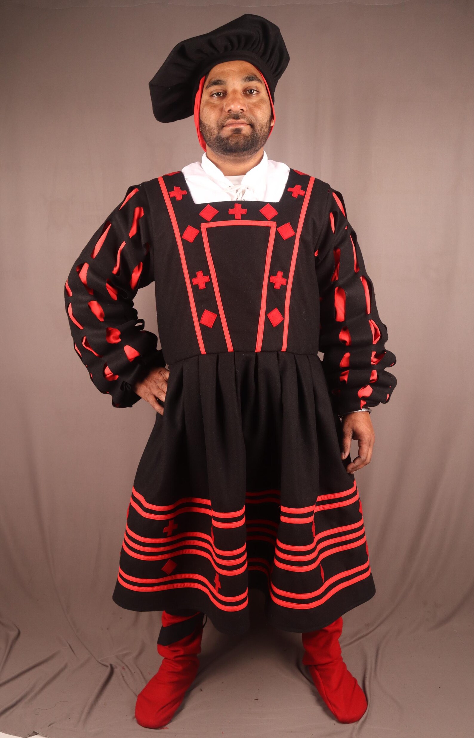 Waffenrock, Landsknecht Costume, Woolen Renaissance Outfit, Medievals ...