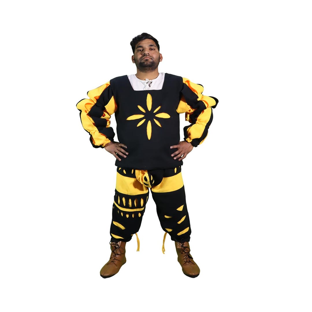 Landsknecht Renaissance Doublet SET Plane Gothic Pirate Cosplay and ...