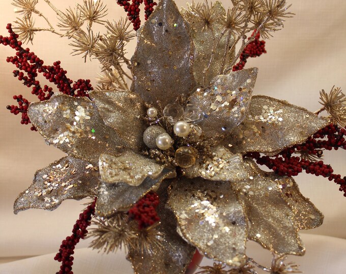 Elegant Christmas Design in Ruby Goblet Christmas - Etsy