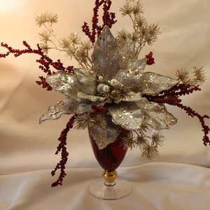 Elegant Christmas Design in Ruby Goblet Christmas | Etsy
