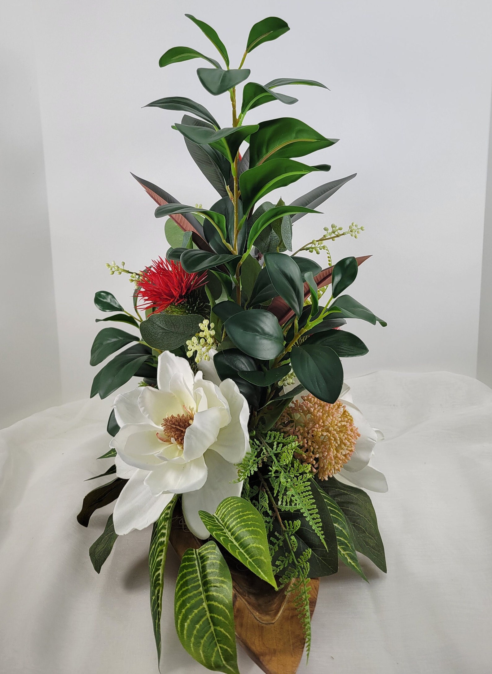 Unique Artificial Floral Arrangement, Elegant Silk Flower Centerpiece ...