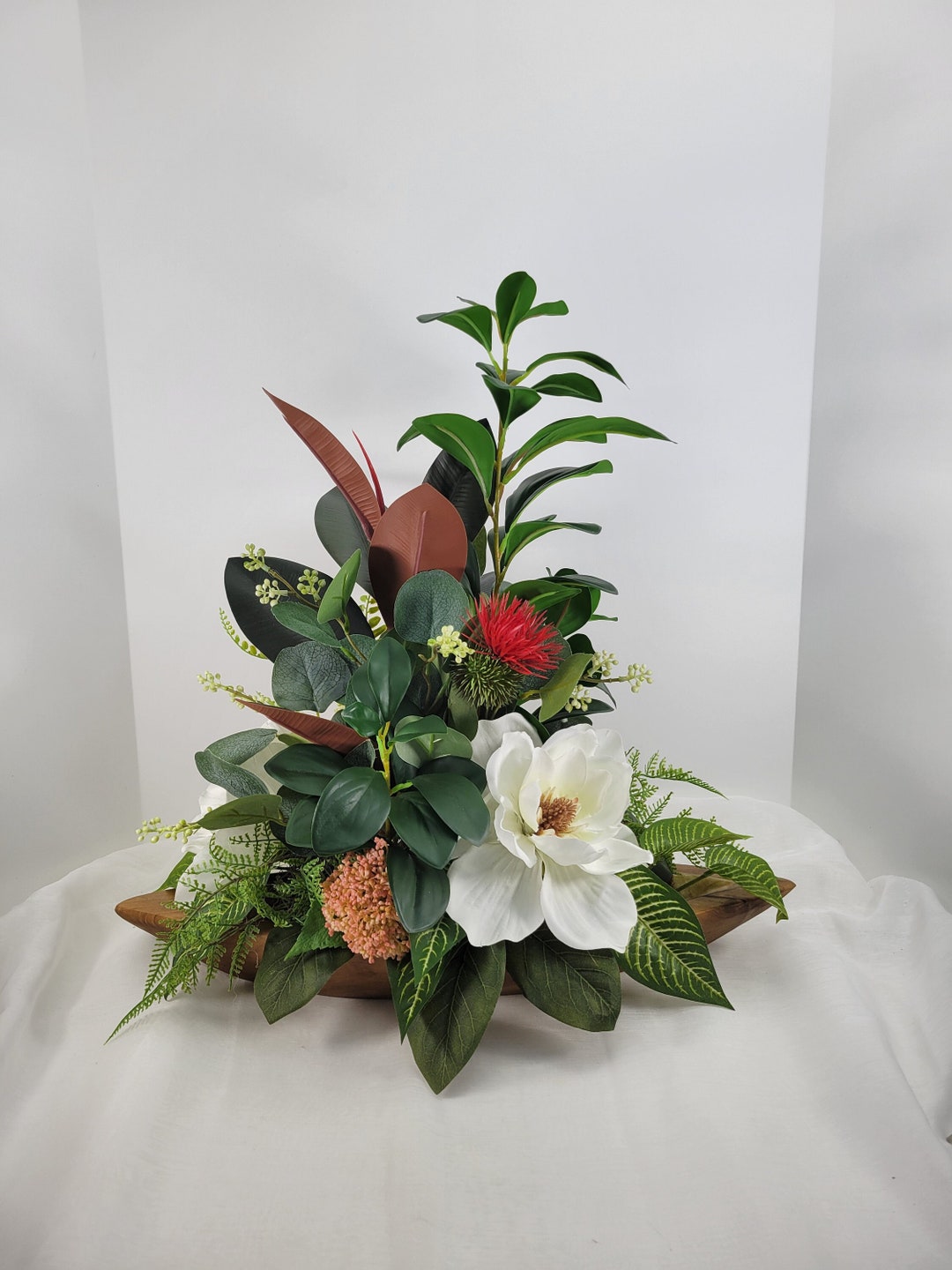 Unique Artificial Floral Arrangement, Elegant Silk Flower Centerpiece ...