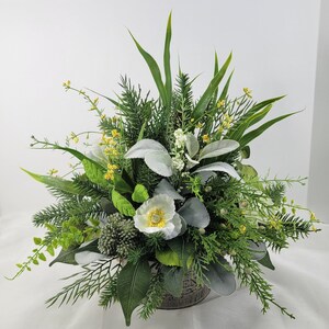 Faux Greenery Decor, Year Round Centerpiece, Rustic Charm Decor ...