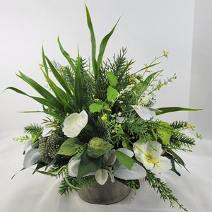 Faux Greenery Decor, Year Round Centerpiece, Rustic Charm Decor ...