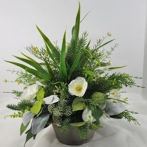 Faux Greenery Decor, Year Round Centerpiece, Rustic Charm Decor ...