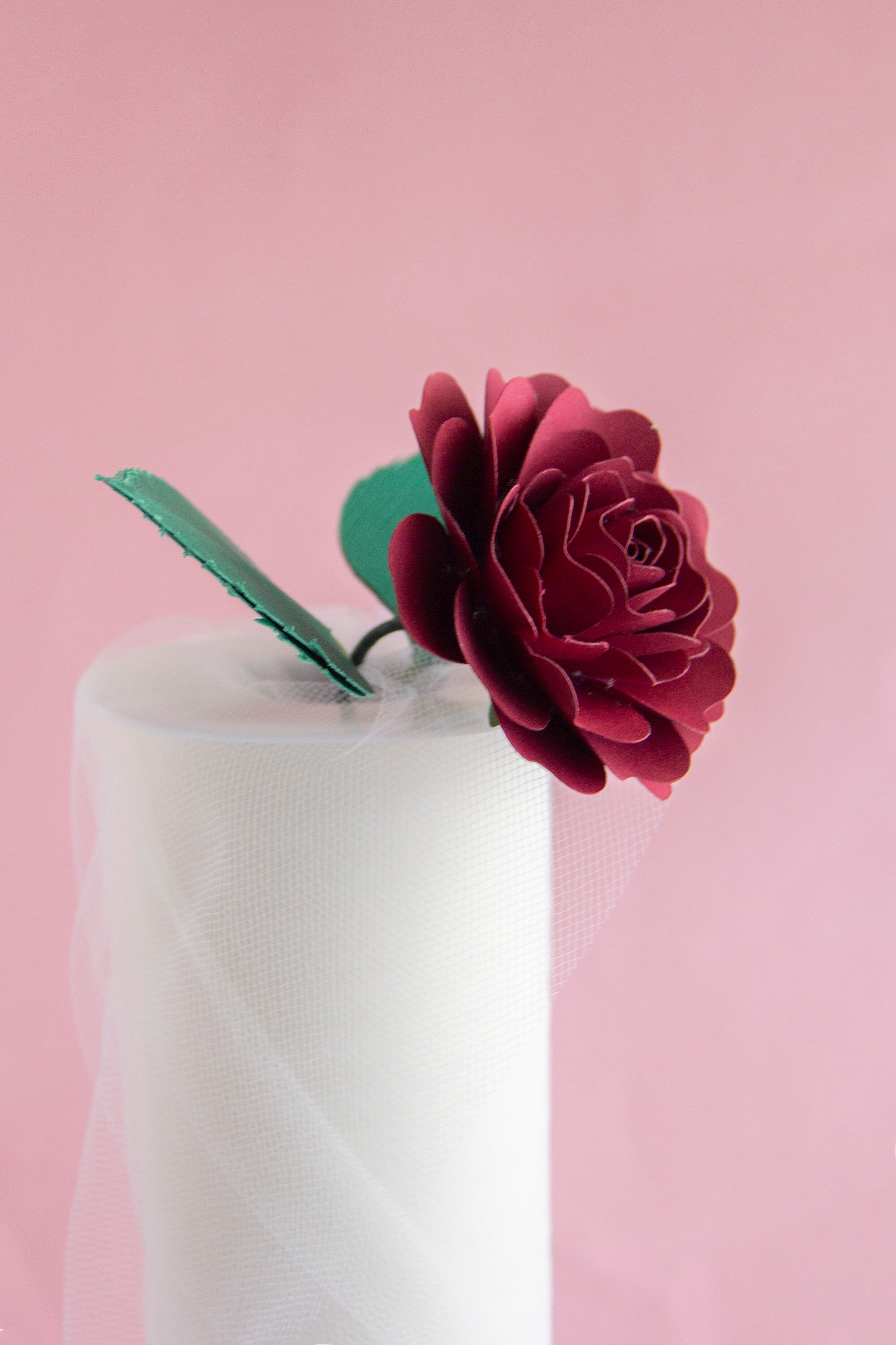 Decorative Handmade Stemmed Paper Red Roses Version 1 - Etsy