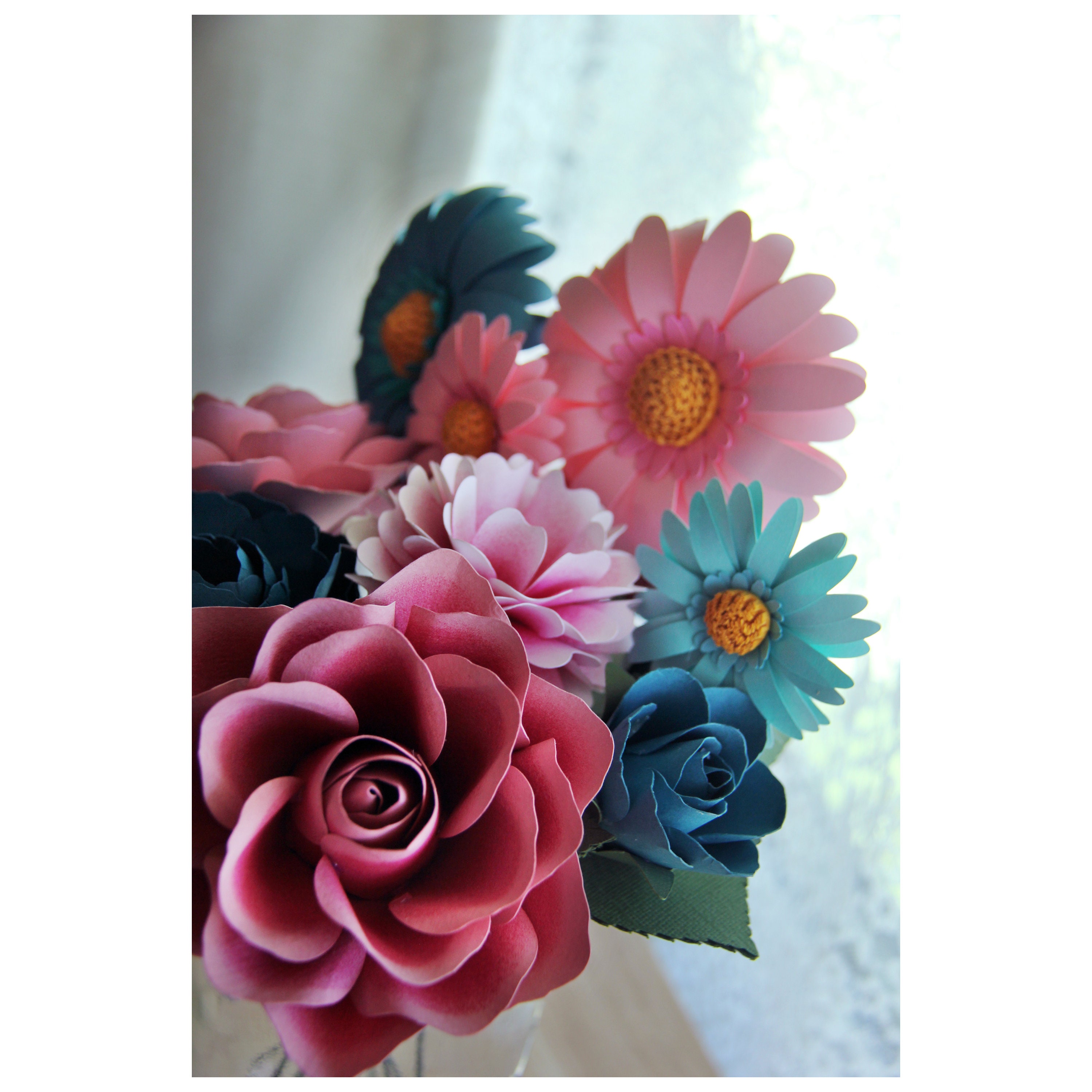 Custom Paper Flower Bouquet - Etsy