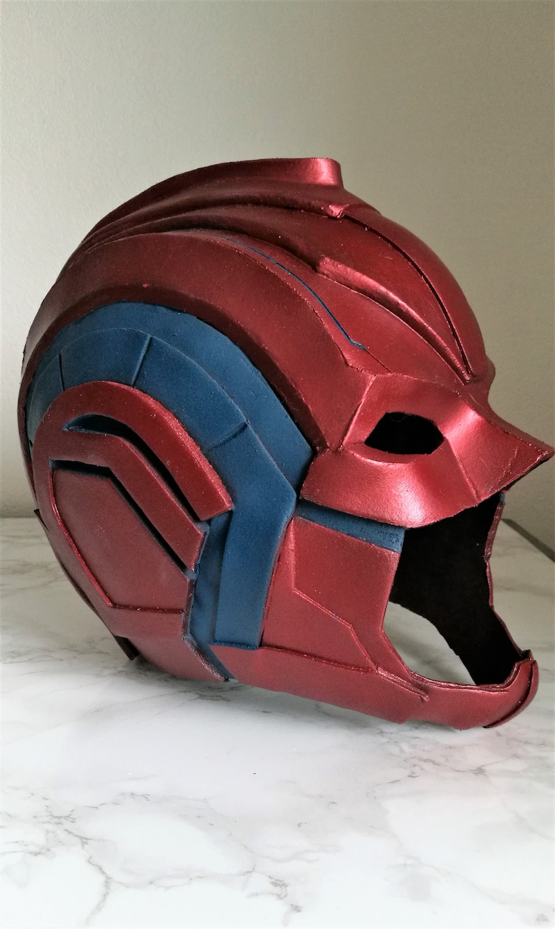Captain Marvel Helmet Template - Etsy