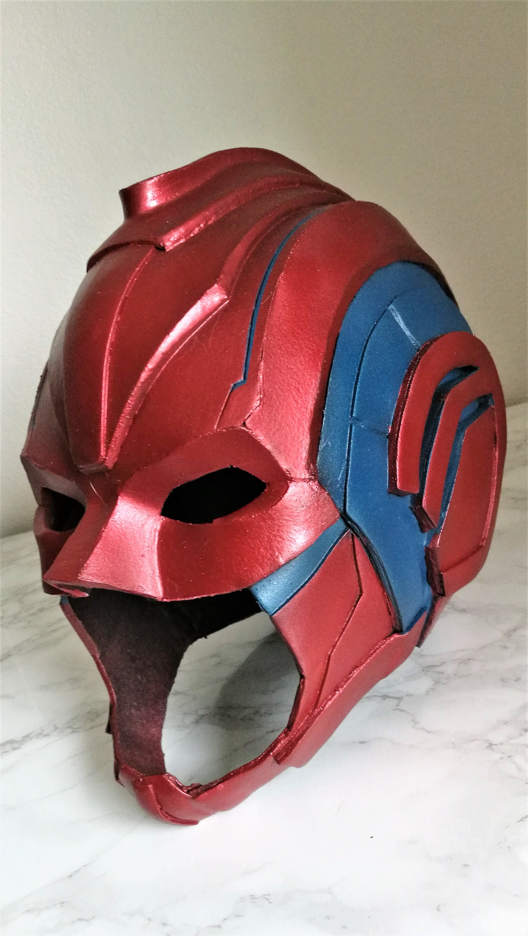 Captain Marvel Helmet Template - Etsy