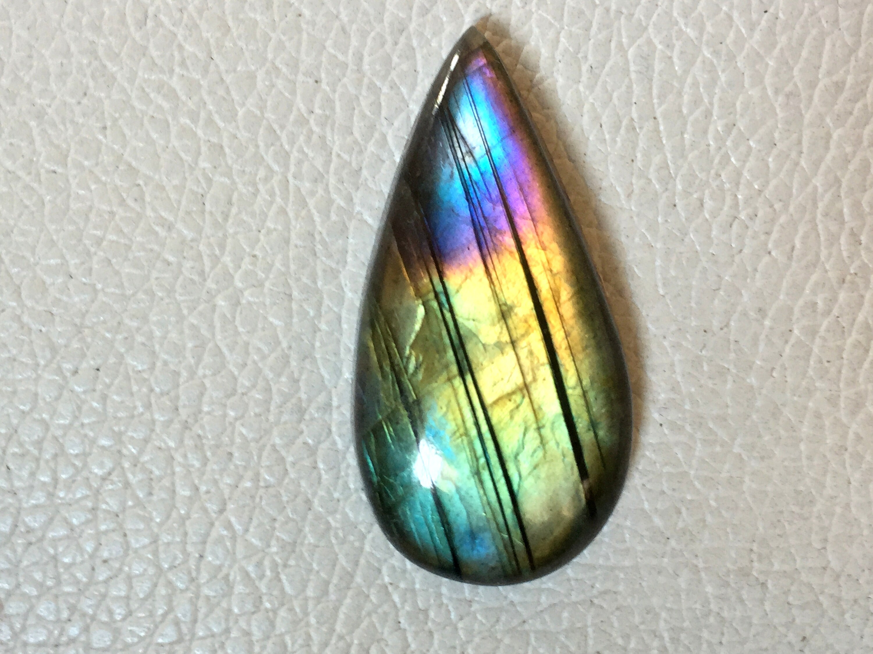 38x19x5 Amazing Very Rare Purple Labradorite Cabochon Gemstone | Etsy