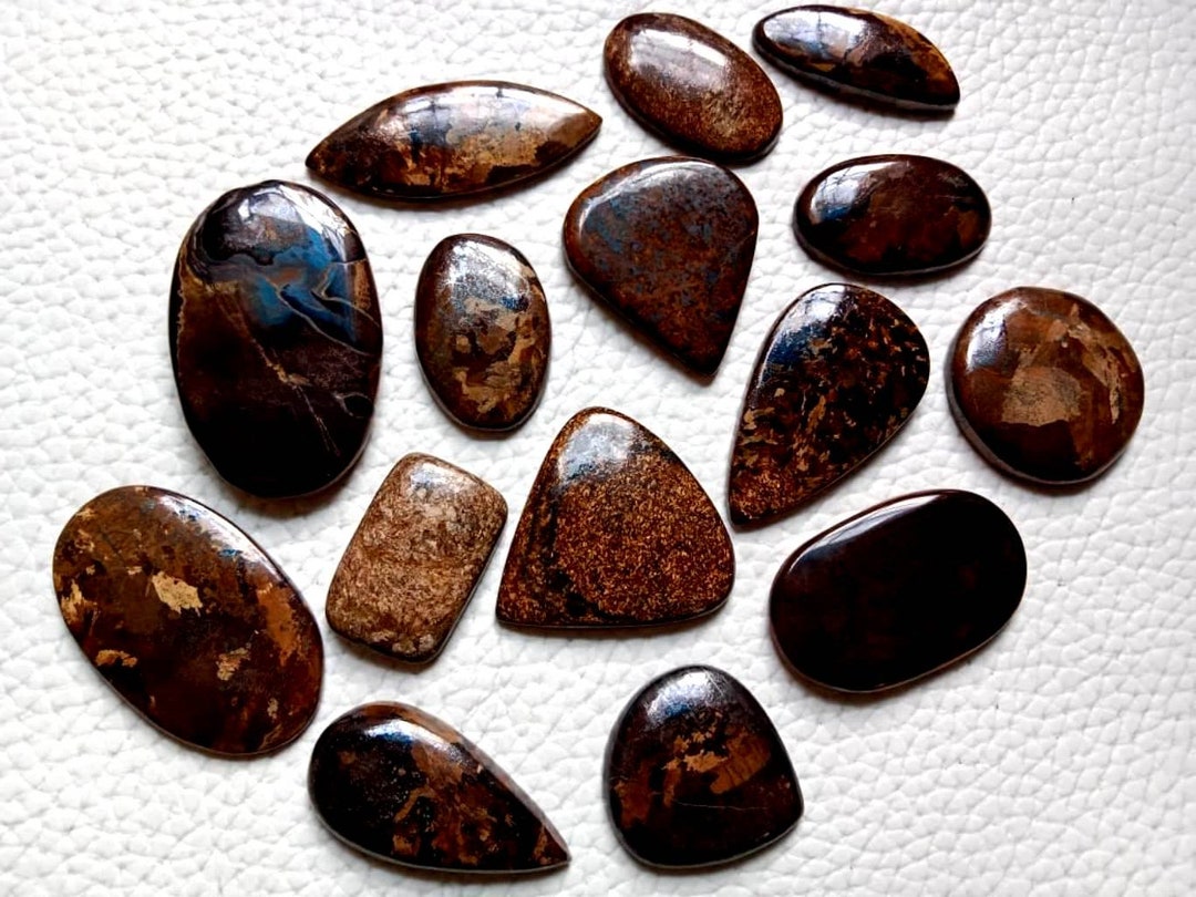 Natural Boulder Jasper Gemstone 15 Piece Lot Mix Size Mix Shape ...