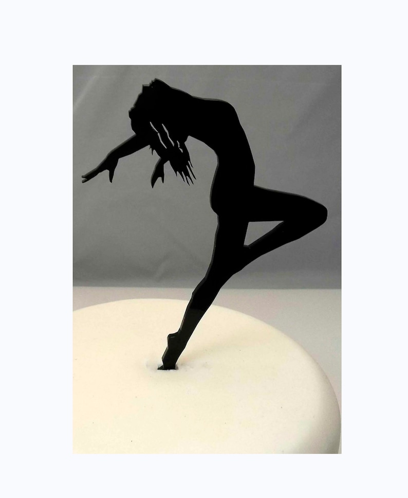 Strictly Disco Dancing Female Figure Cake Topper Acrylic - Etsy