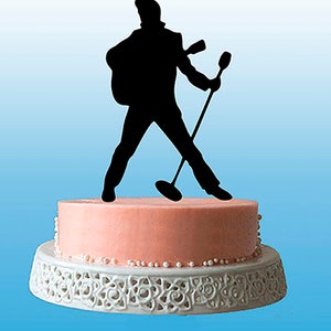 Personalised Elvis (the King) MS Birthday or Any Celebration Cake ...