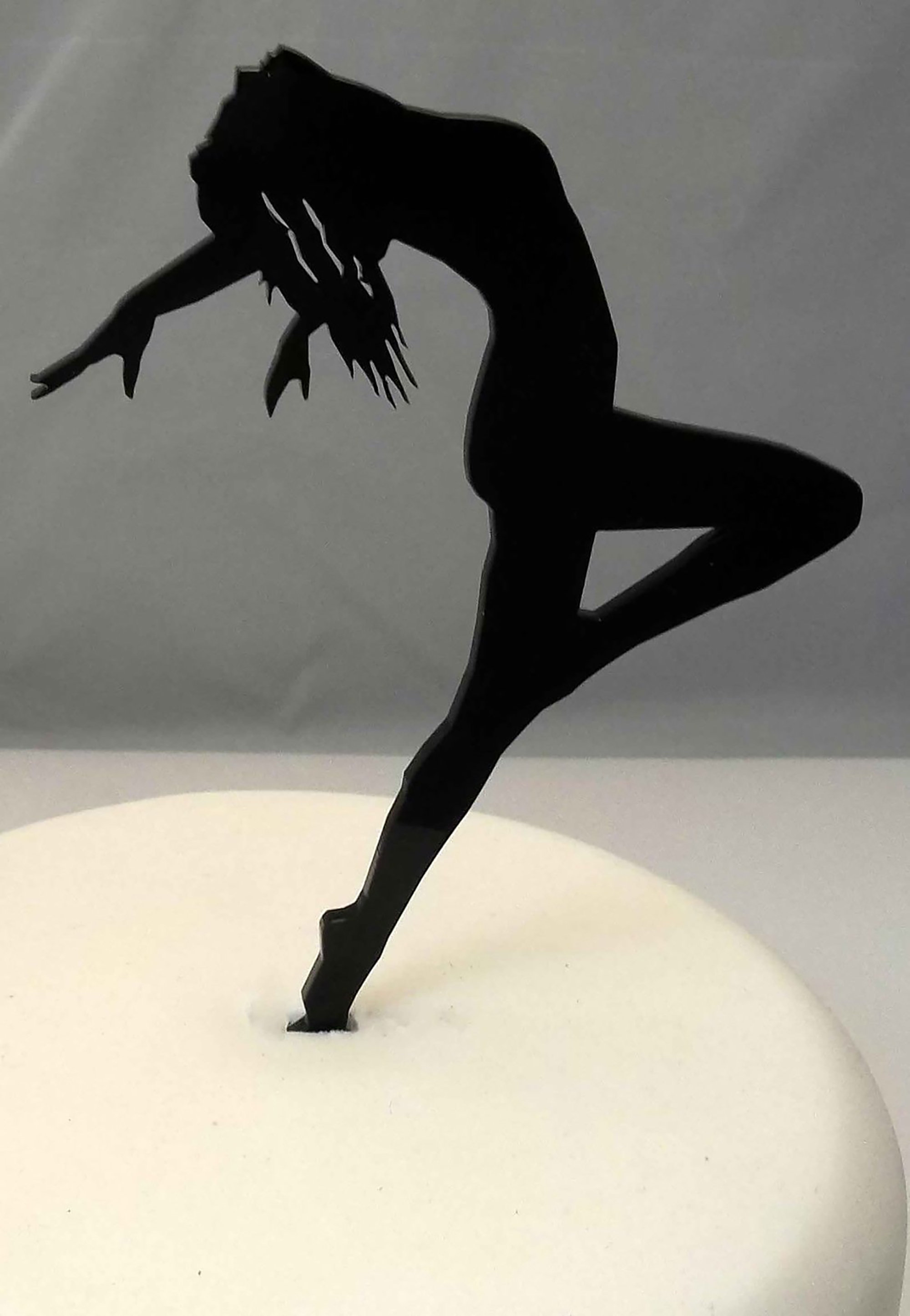 Strictly Disco Dancing Female Figure Cake Topper - Acrylic Cake Topper ...