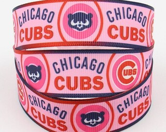 Pink Chicago Cubs | Etsy