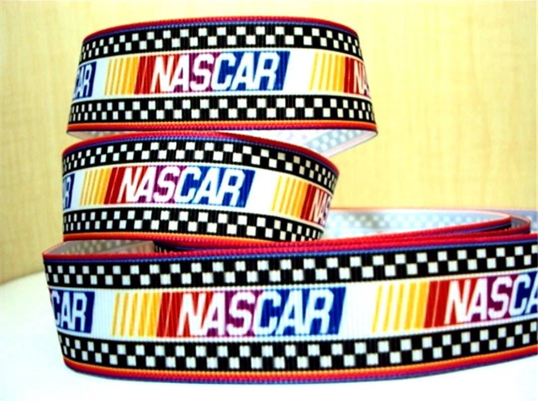 5/8 and 7/8 Nascar Racing Grosgrain Ribbon. Racing | Etsy
