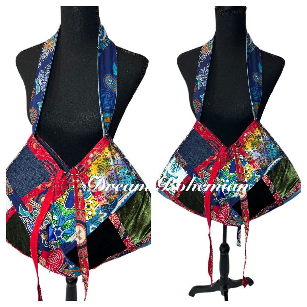 Patchwork Bag Large Boho Bag - Etsy