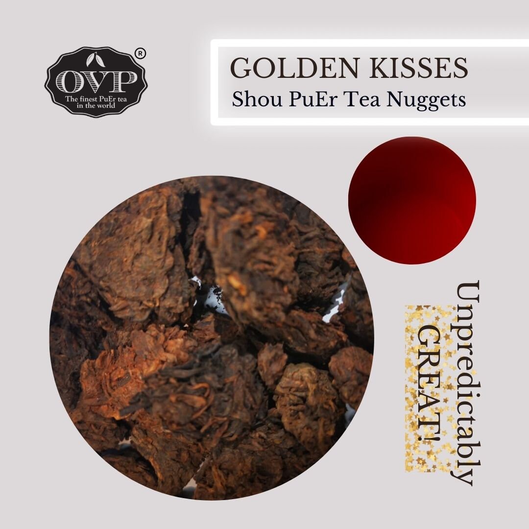 Shou Puer Tea GOLDEN KISSES® Aged Tea Nuggets 2012 - Etsy