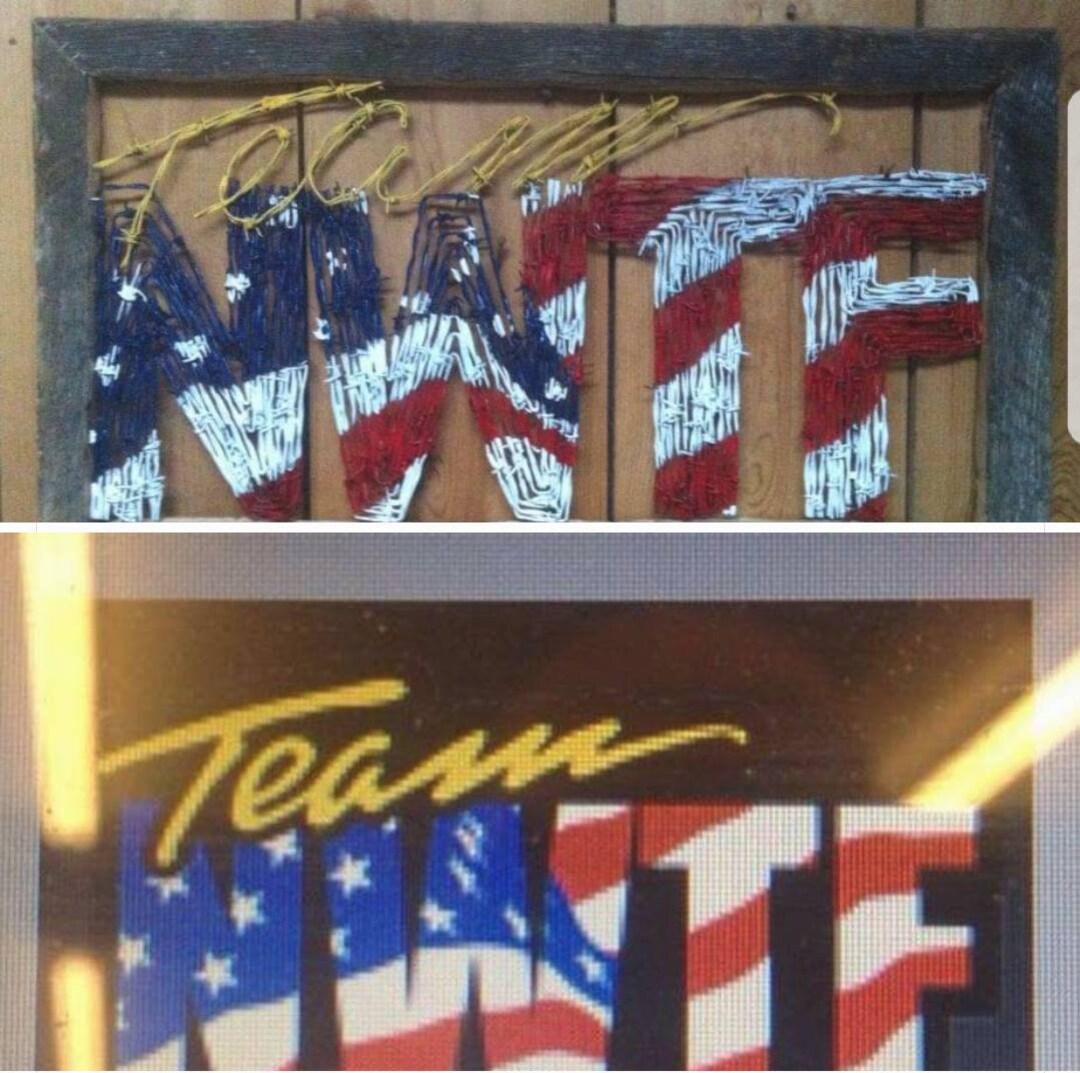 NWTF, Art, Home Decor, Barbed Wire Art, Metal Art, Christmas, Gifts ...