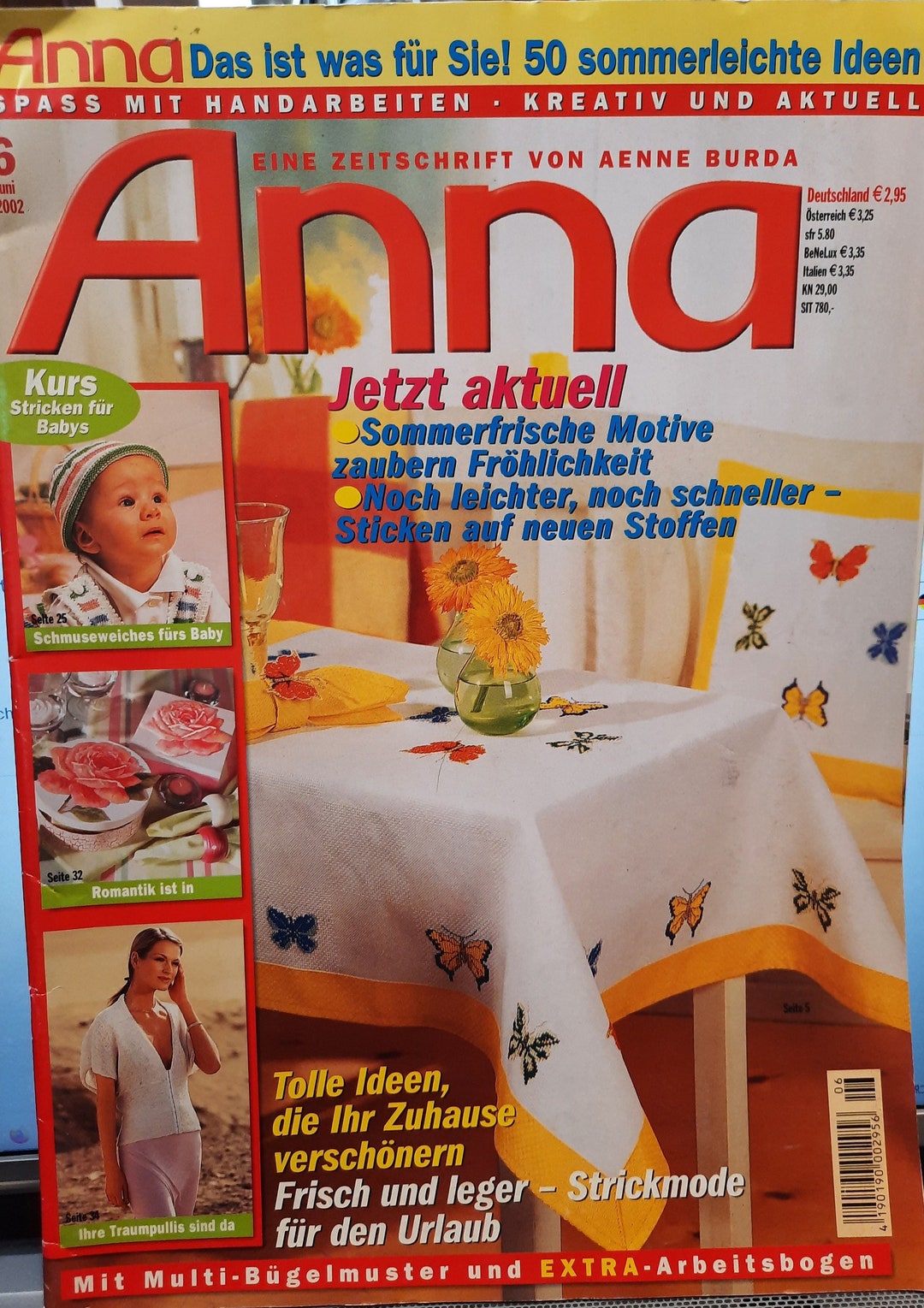 Anna Burda Spaß Am Handarbeiten Ausgabe 6/2002: 50 - Etsy
