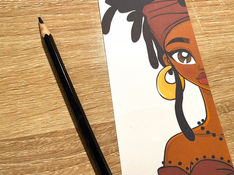 Dreadlocks Art Pint Afro Centric Bookmark African Bookmarks - Etsy