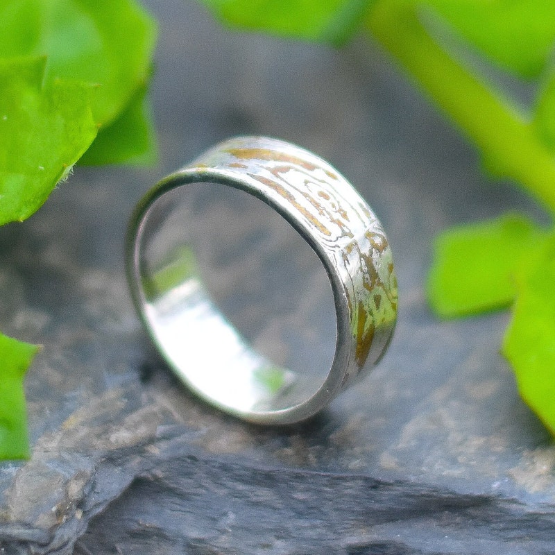 Wood Grain Ring - Etsy