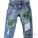 Distressed Frozen Jeans // Kids Jeans // Elsa // Anna // Frozen ...