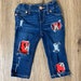 Distressed Minnie Mouse Jeans // Disney Patches // Distressed Jeans ...