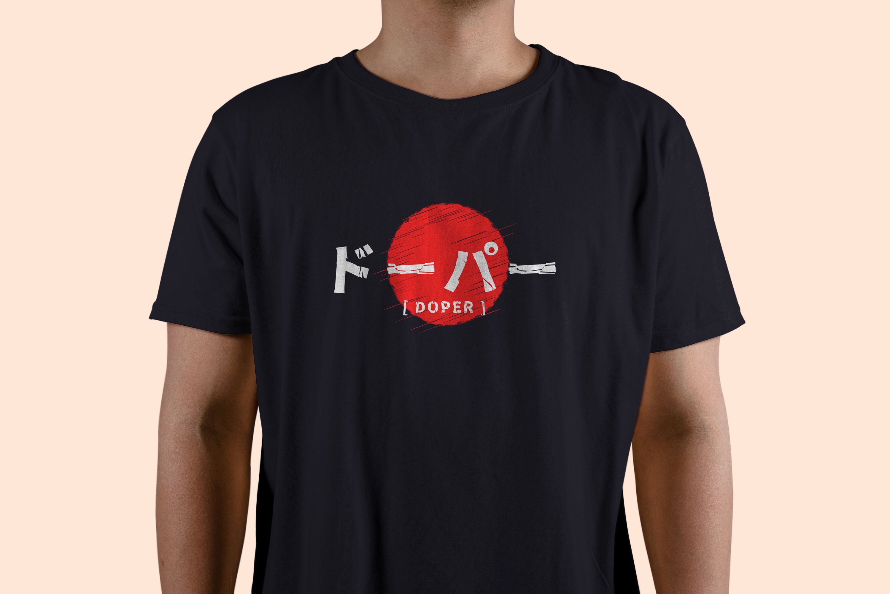Your Name in Japanese Stylized Red Sun Custom Printed T-shirt - Etsy