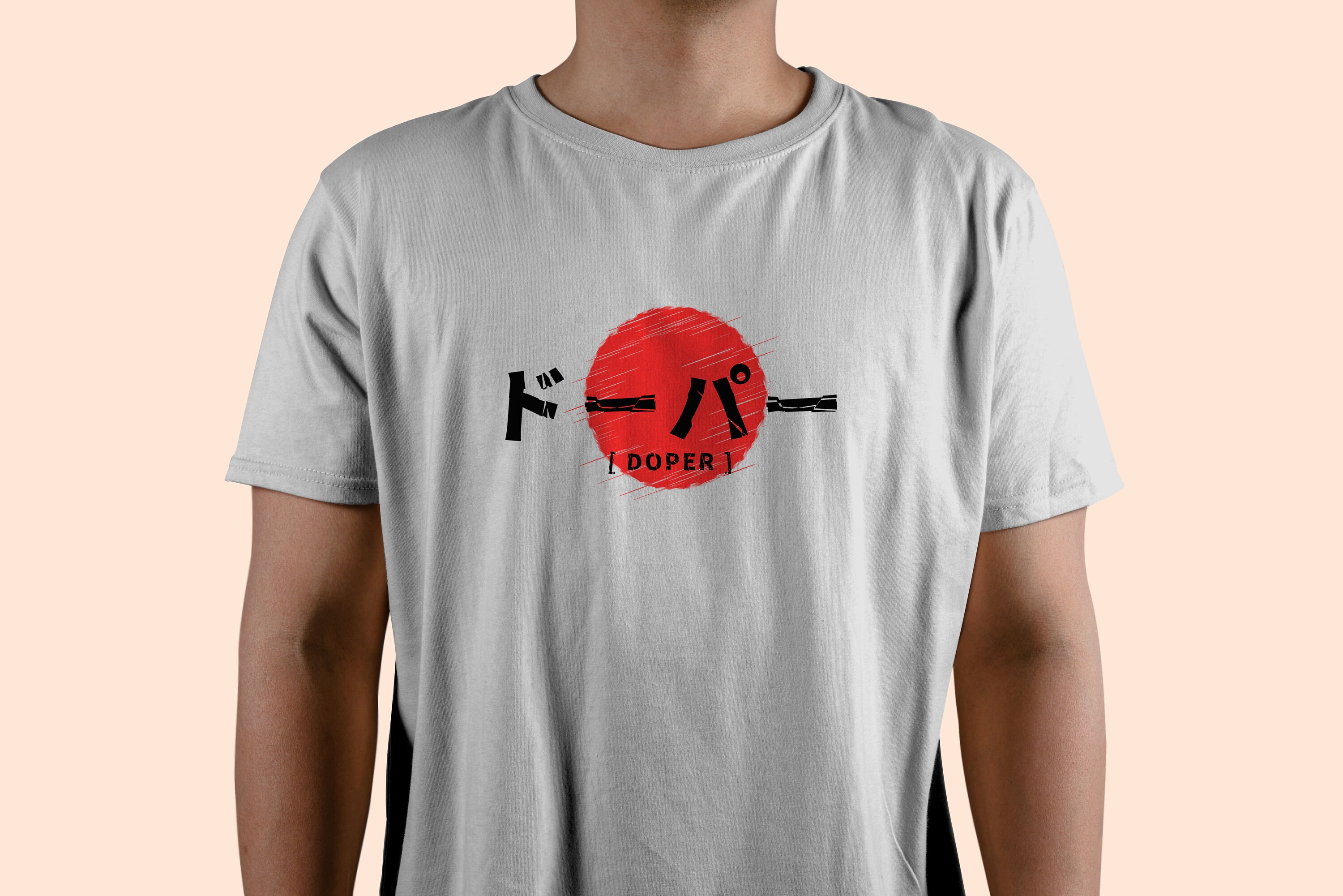 Your Name in Japanese Stylized Red Sun Custom Printed T-shirt - Etsy