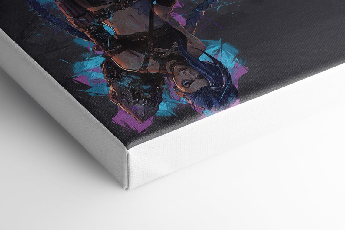 Arcane Jinx League of Legends Arcane Graffiti Art Canvas - Etsy Canada