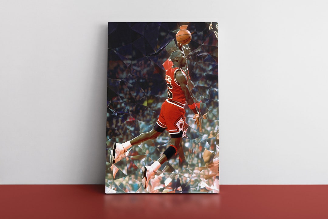 Michael Jordan Mirror Dimension Style Canvas Print, Poster Print, Foam ...
