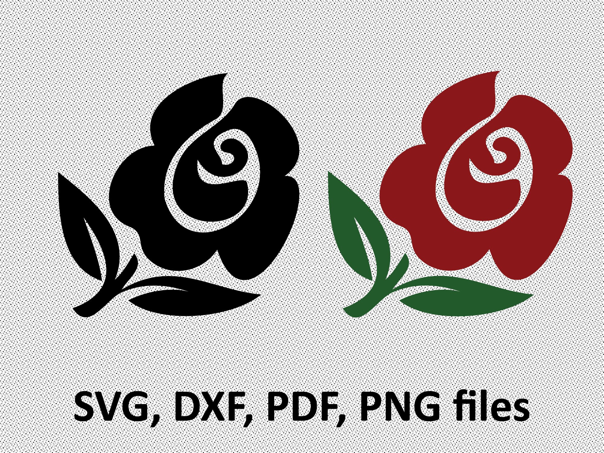 Rose Vector Rose Clipart Digital File Flowers SVG Rose Bundle SVG Rose ...