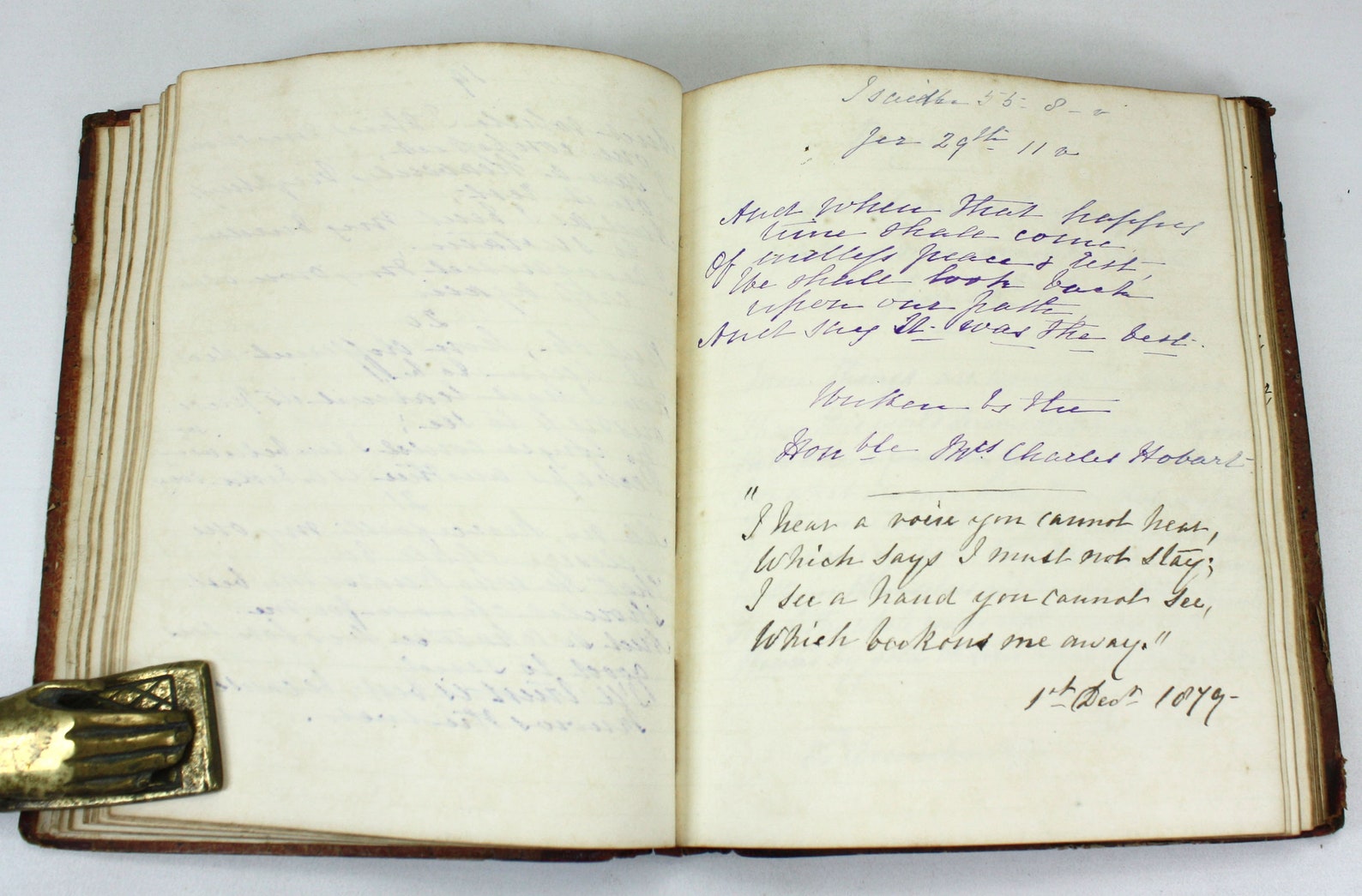 A Victorian Manuscript Book of Transcribed Poetry and Verse, 1852-1898 ...
