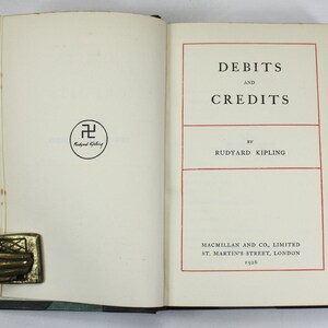 A Collection of 8 Works by Rudyard Kipling, Macmillan, 1904-1926 ...