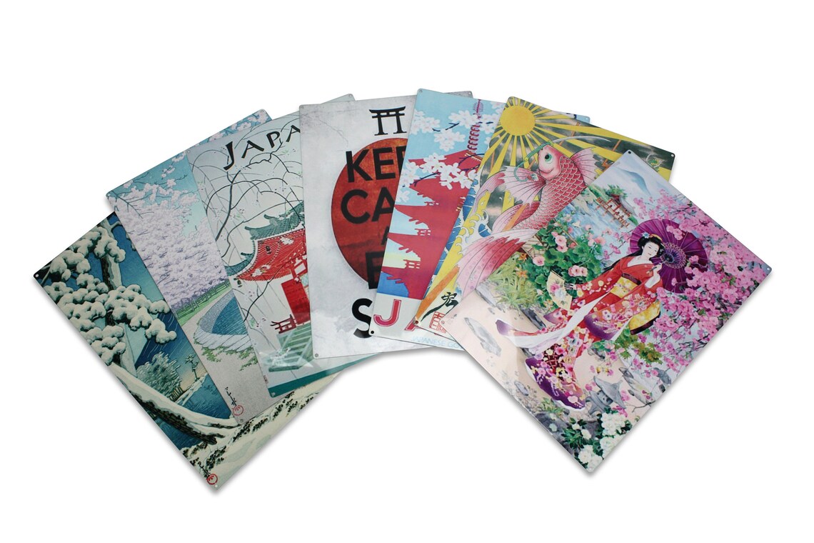 Vintage Style Japanese Metal Signs 30cm X 20cm Choice of - Etsy UK