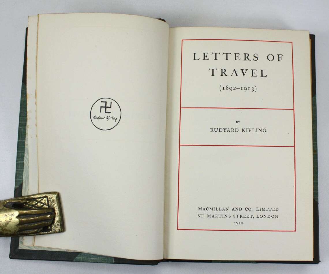 A Collection of 8 Works by Rudyard Kipling, Macmillan, 1904-1926 ...