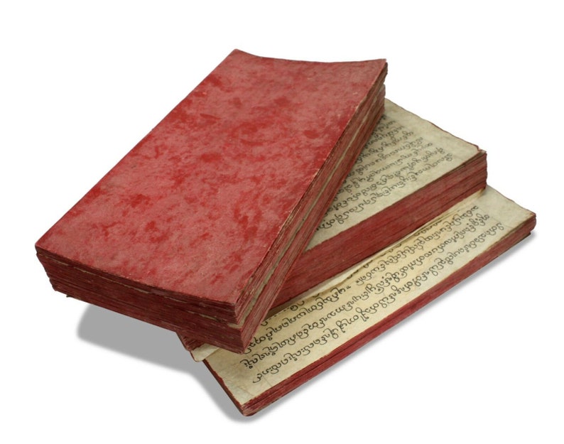 Original Ancient Lanna Language Thai Buddhist Manuscript - Etsy