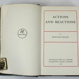 A Collection of 8 Works by Rudyard Kipling, Macmillan, 1904-1926 ...