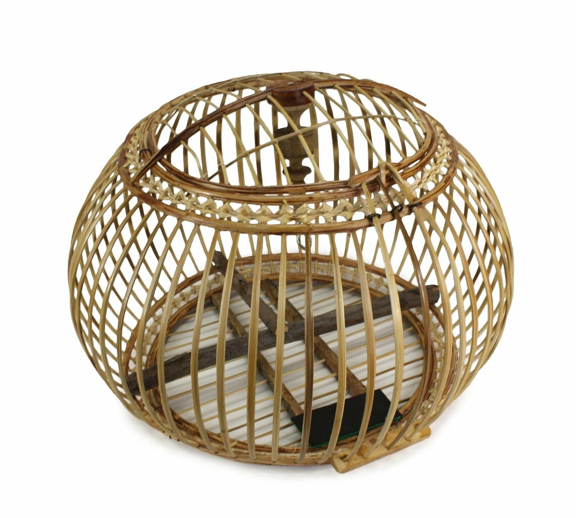 Thai Bamboo Bird Cage 53cm X 54cm or Light Fitting - Etsy