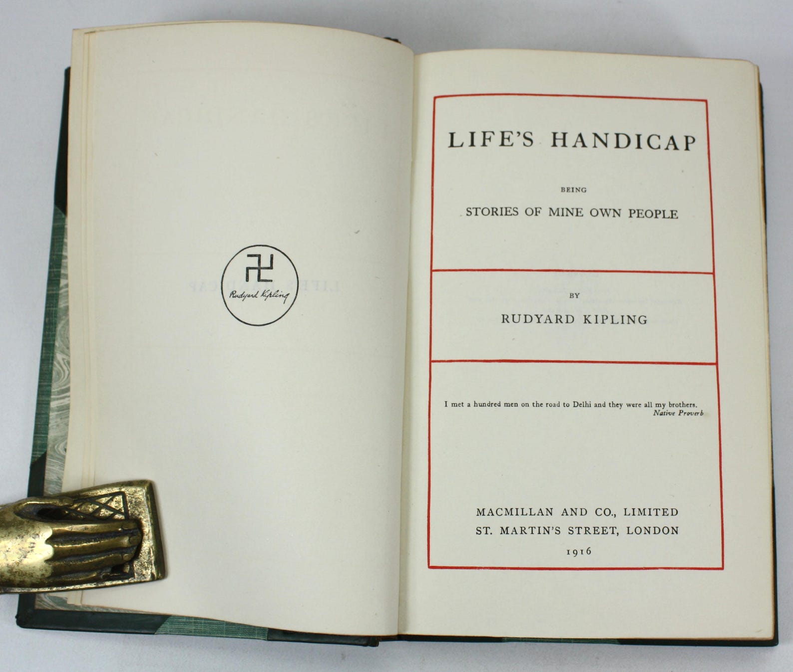 A Collection of 8 Works by Rudyard Kipling, Macmillan, 1904-1926 ...