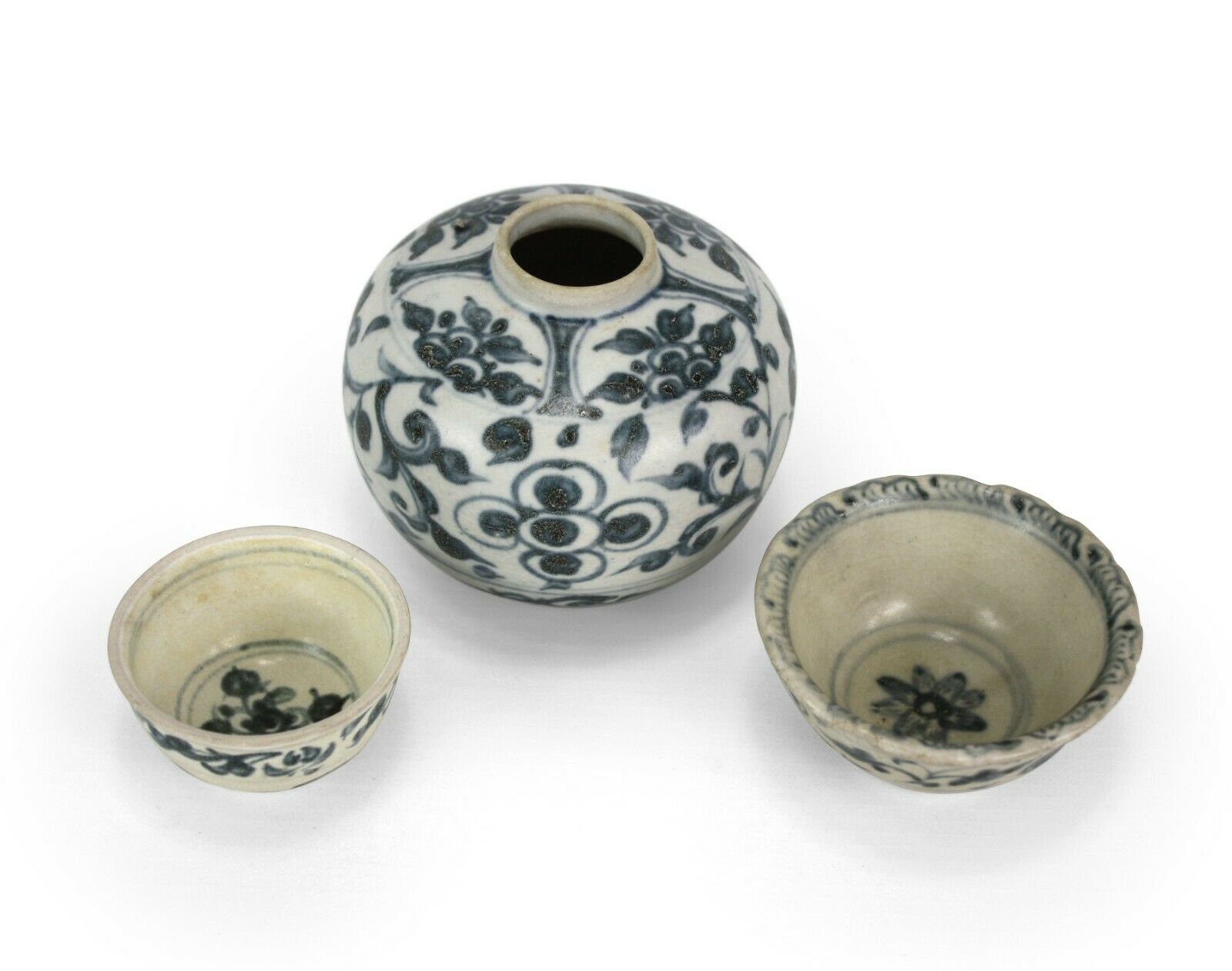 Group of 3 X Annamese Blue and White Porcelain Ceramics - Etsy UK